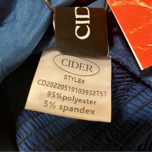 Cider | Tops | Cider Nwt X Cropped Tank Teal Blue Jewel Toned V Cut ...